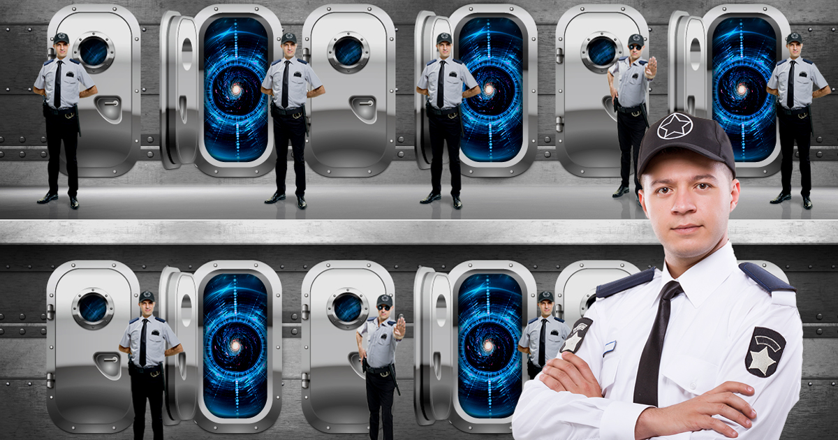 What's this?：Here comes the final gate guards who permit the passage of ...